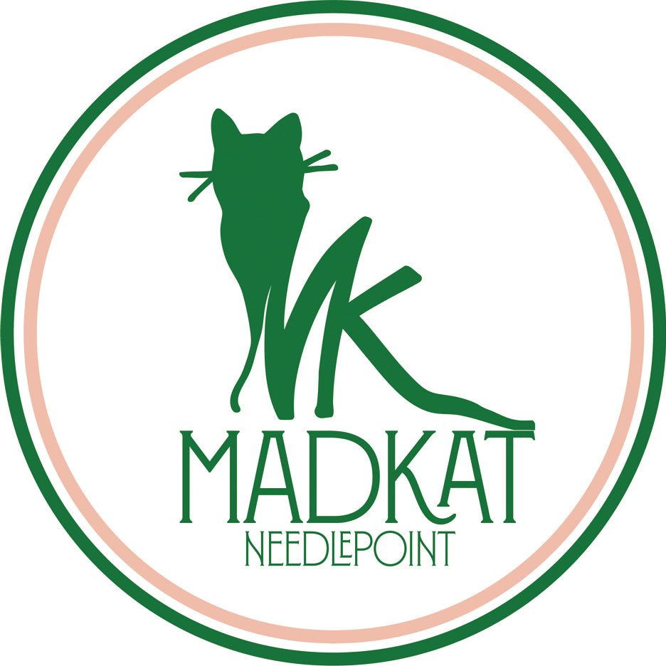 MadKat Needlepoint Hand-Painted Needlepoint Canvases